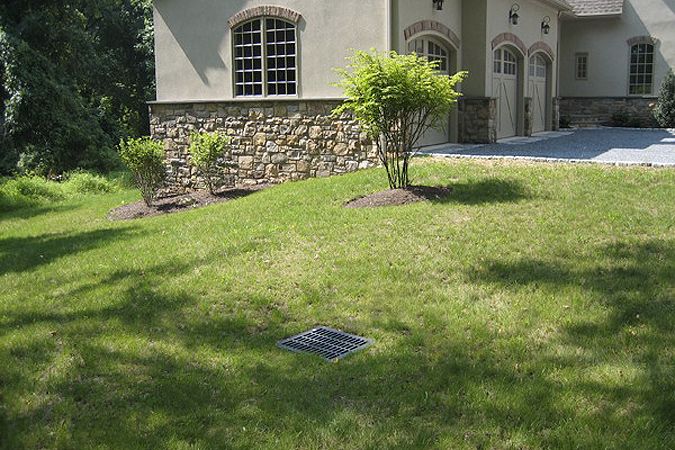 Berms Within Driveway